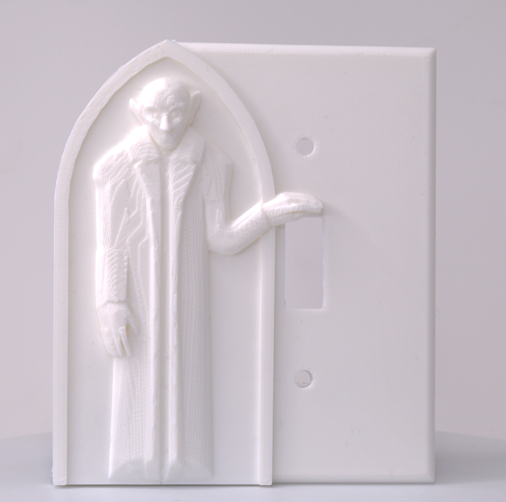 Nosferatu Light Switch Cover– Ultimate 3D Printing Store