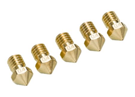 UltiMaker 2+ Series Nozzle Pack - 5 x .4mm– Ultimate 3D Printing Store