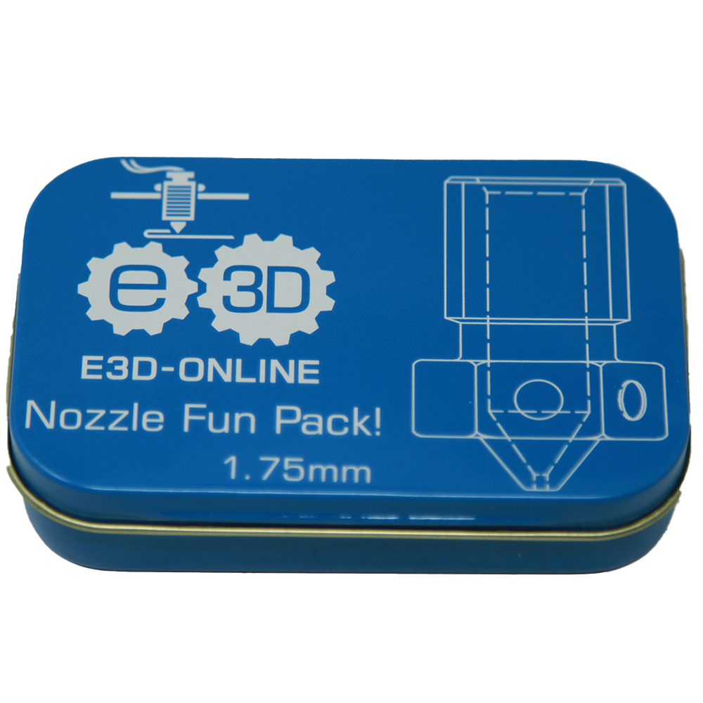 E3D v6 Extra Nozzle Fun Pack 1.75mm– Ultimate 3D Printing Store