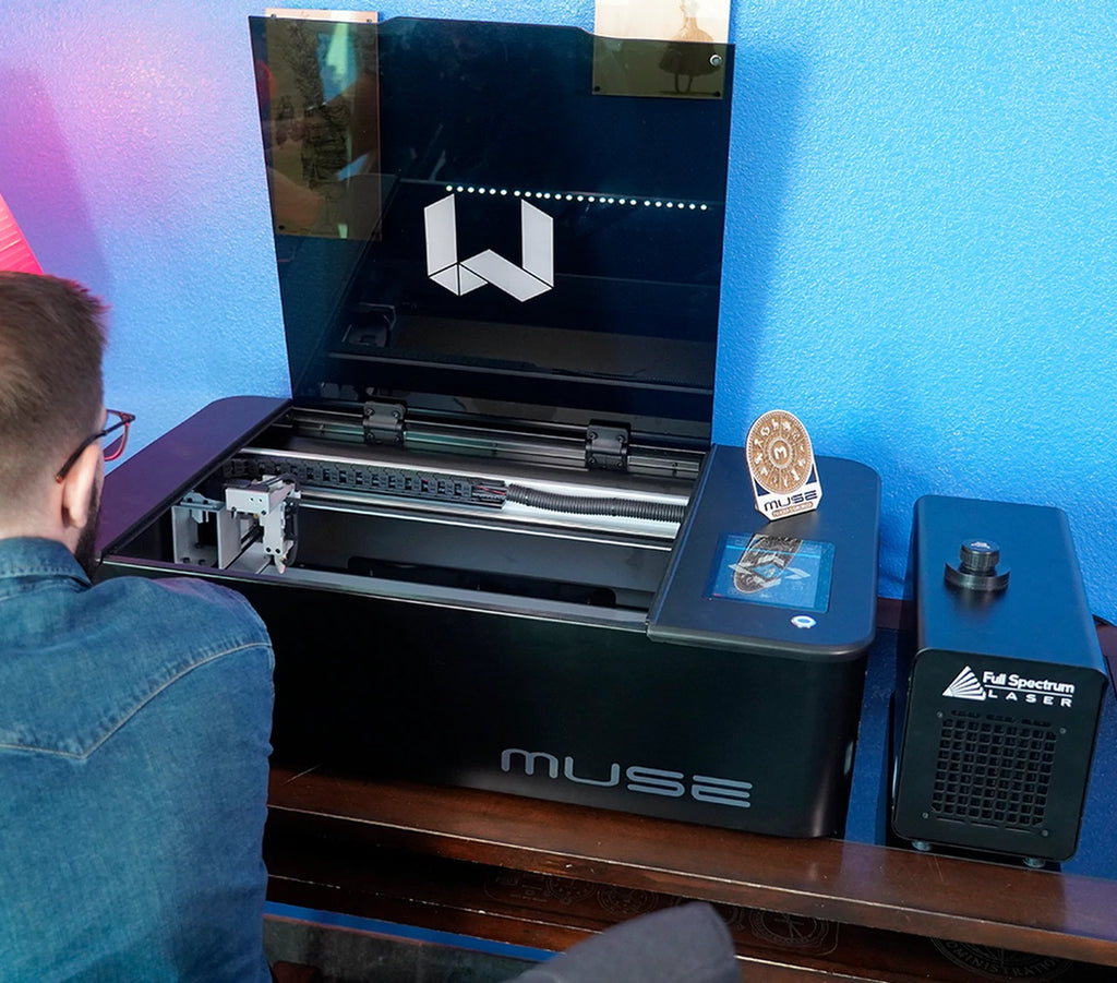 Full Spectrum Laser Muse 3D Autofocus Desktop Laser Cutter 40W | U3DPS ...