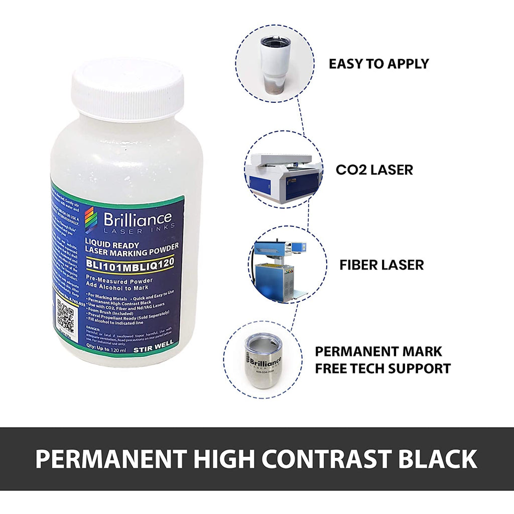 Brilliance Laser Inks Liquid-Ready Laser Marking Powder– Ultimate 3D ...