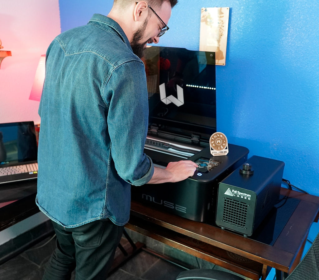 Full Spectrum Laser Muse 3D Autofocus Desktop Laser Cutter 40W | U3DPS ...