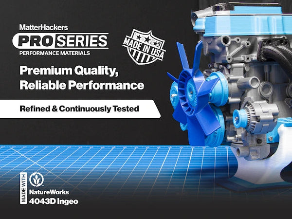 MatterHackers PRO Series PLA Filament - Red– Ultimate 3D Printing Store