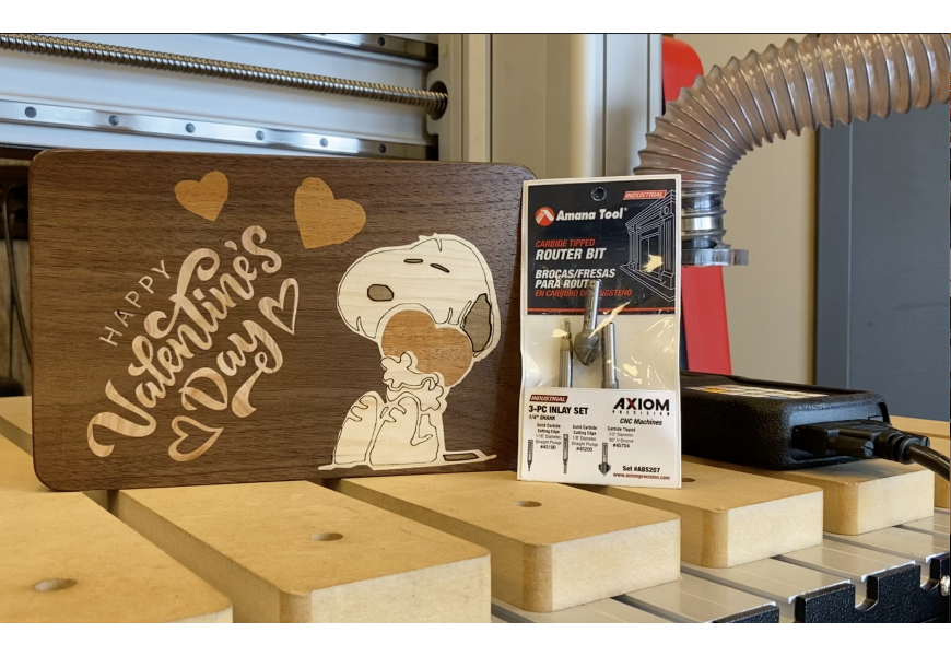 U3DPS | Axiom 3pc CNC Inlay Bit Set– Ultimate 3D Printing Store